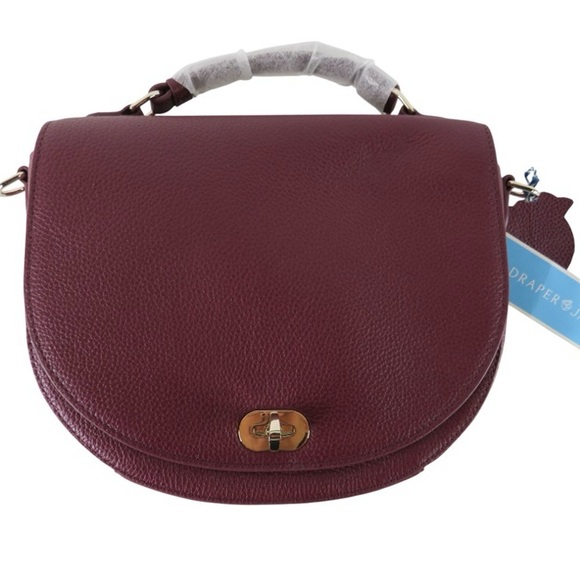 Draper James | Bags | Nwt Draper James Leather Round Saddle Bag | Poshmark